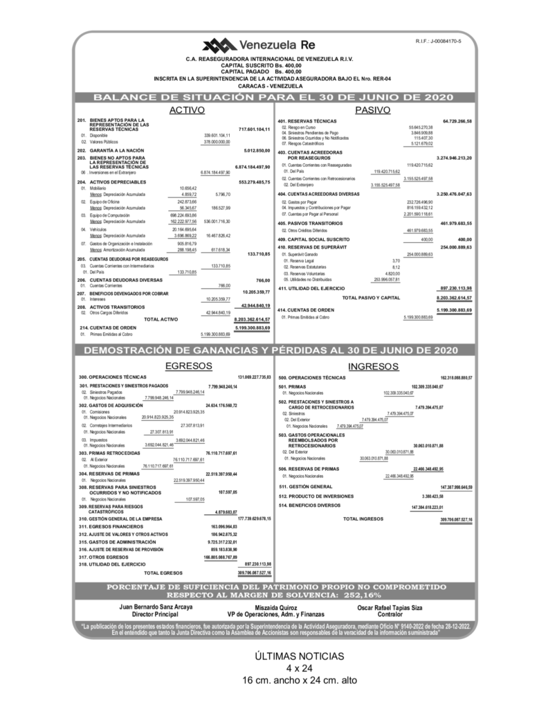 Venezuela Re – Reaseguradora Internacional de Venezuela